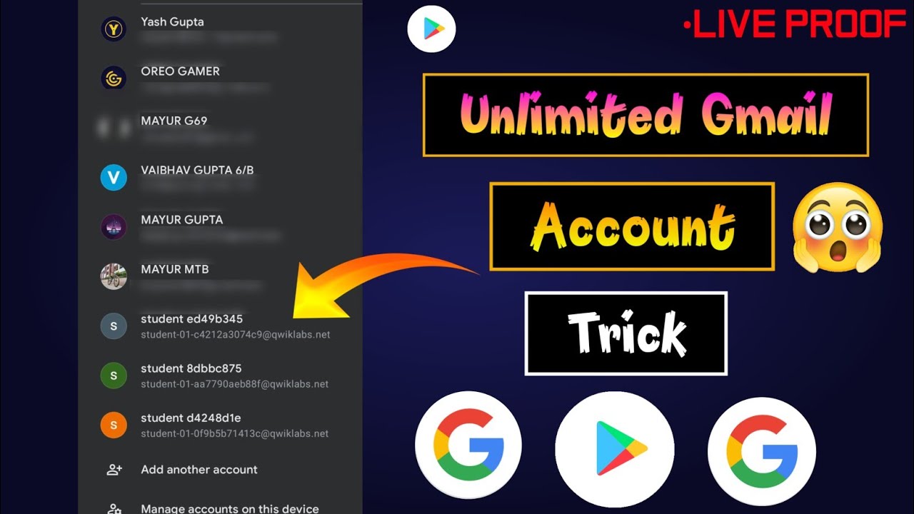 Unlimited Gmail Accounts without number | 101% Real Trick | Google ...