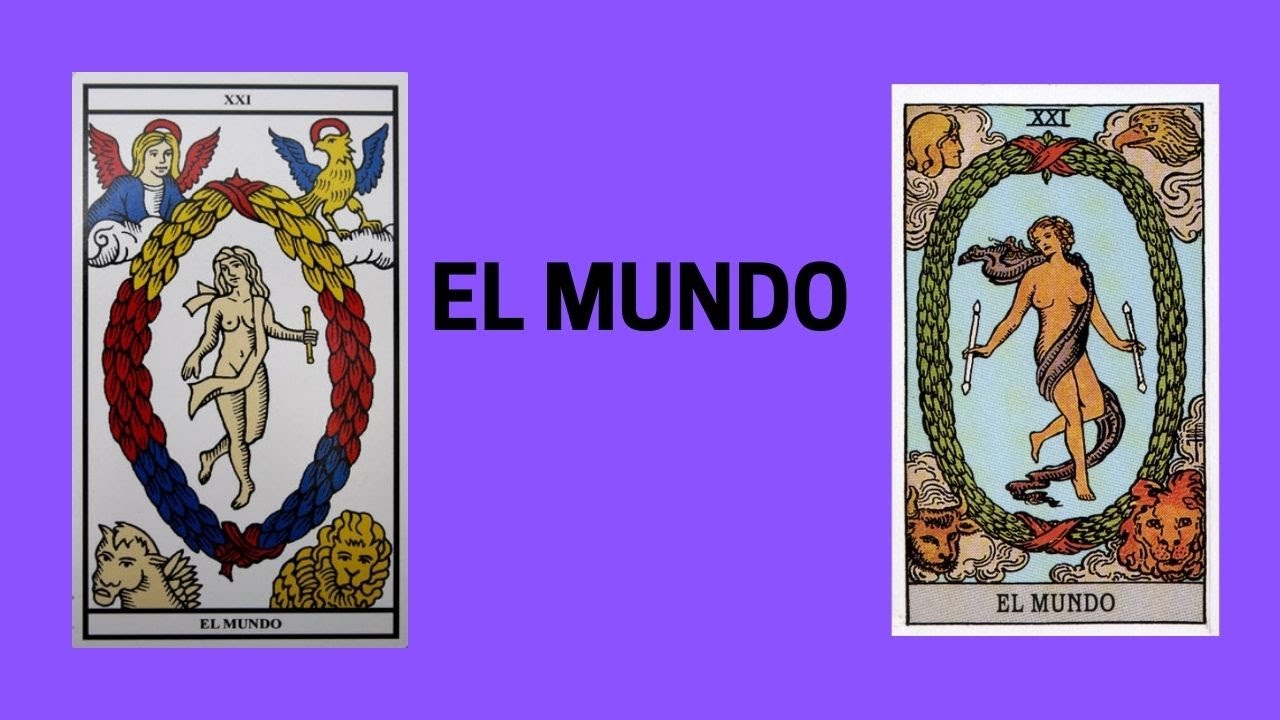 APRENDER TAROT - El mundo... Le monde... The world... - YouTube