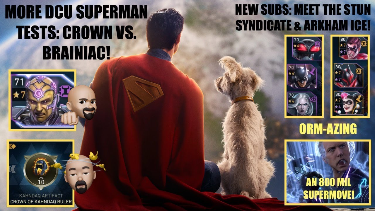 DCU Superman one-shots w/Brainiac, ORM nukes, Stun Syndicate, Arkham ...