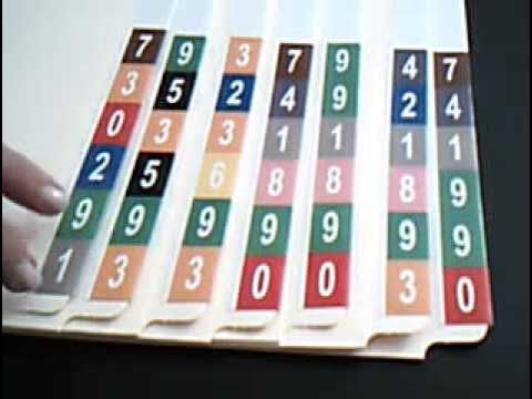How to file using terminal digit - YouTube