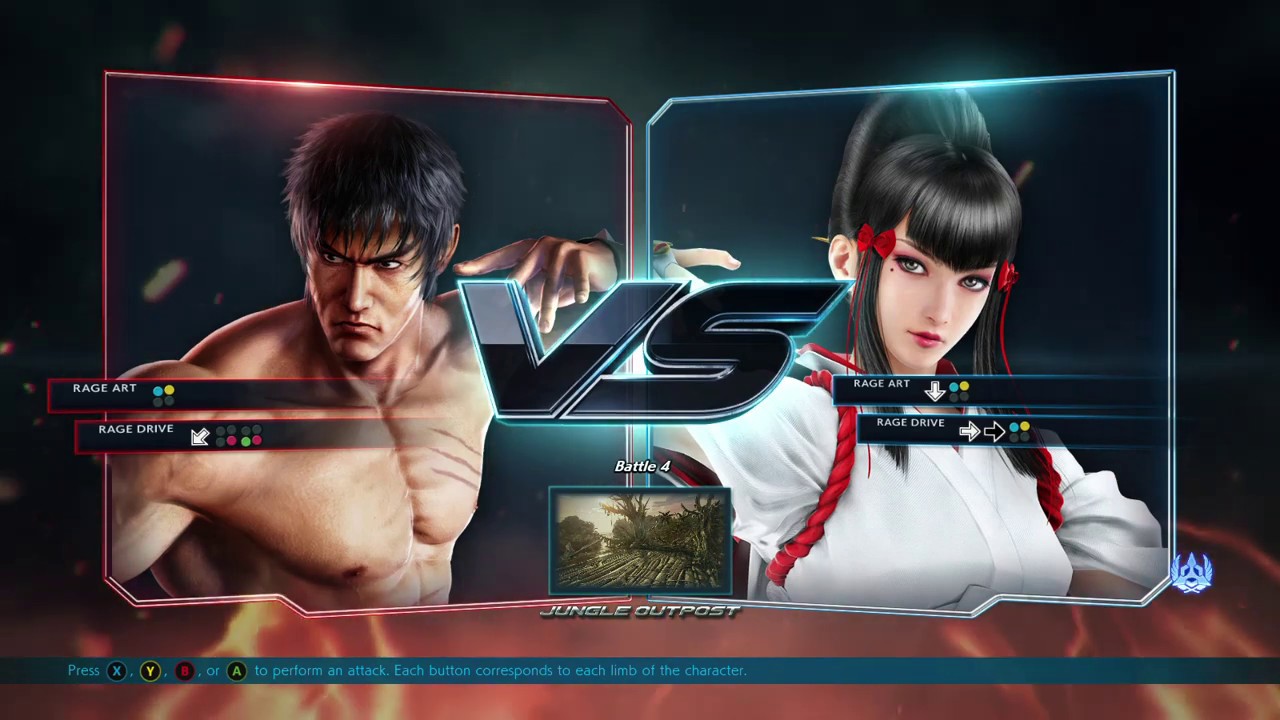 Tekken 7 - Pc - Game Play (Law Vs Kuzami) - YouTube