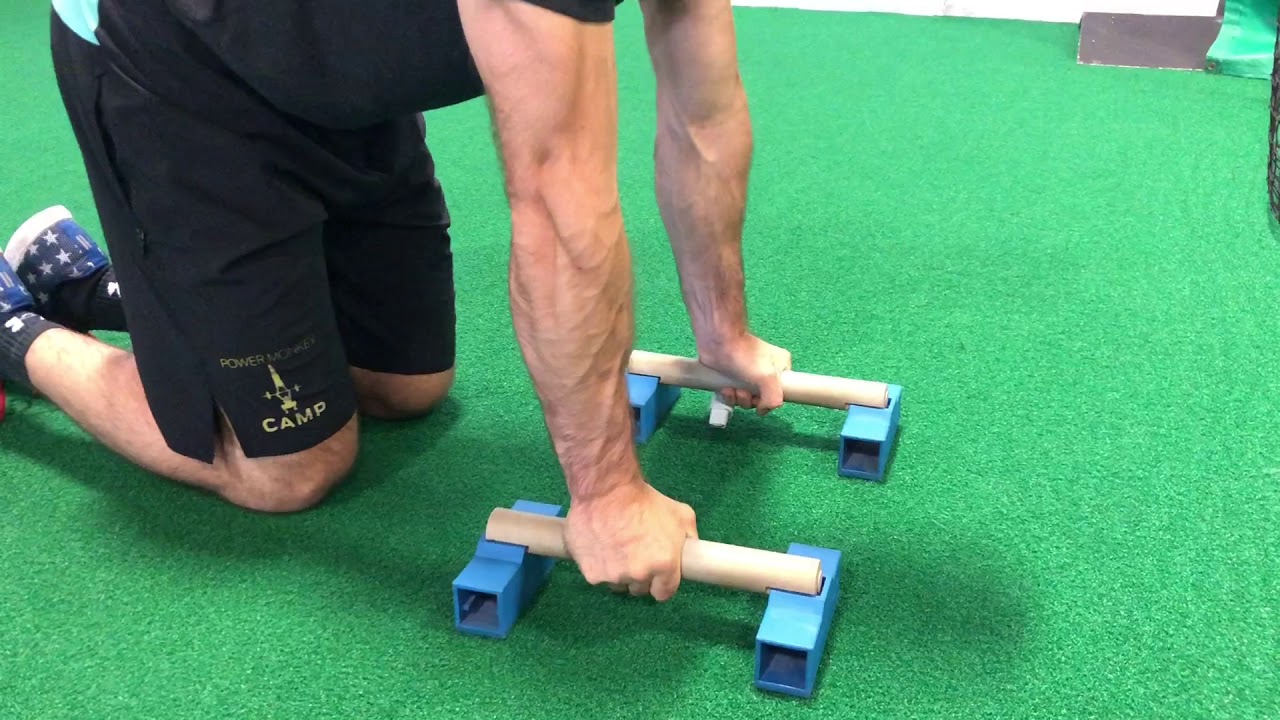 Wrist Rocks on Parallettes - Close Up Demonstration - YouTube
