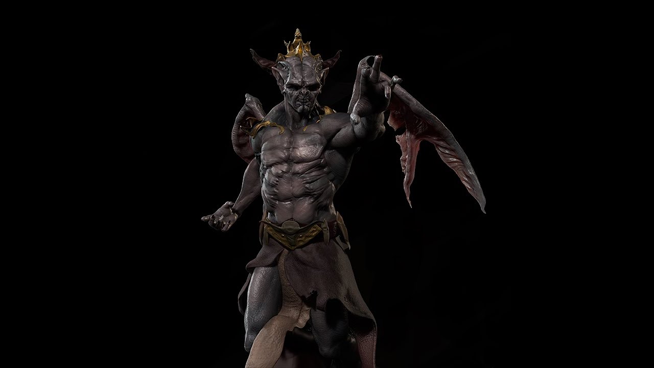 Vampire Lord Skyrim - Zbrush - YouTube