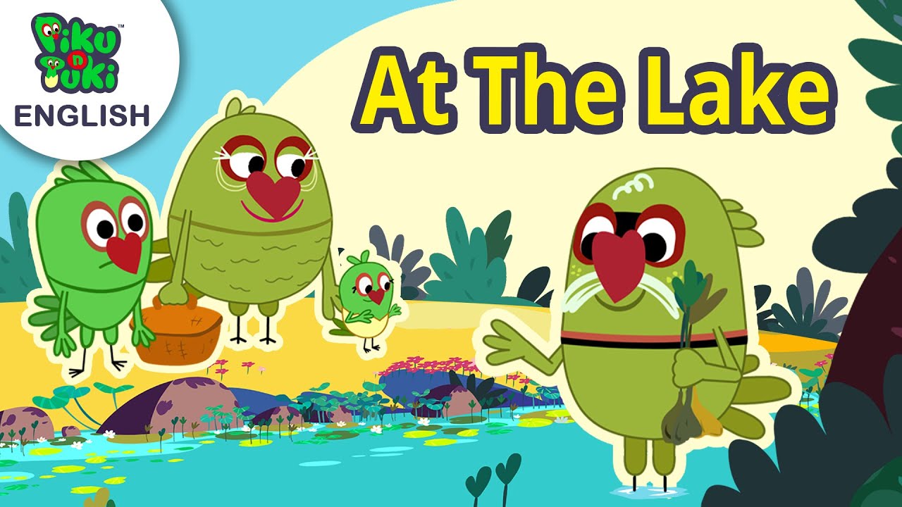 At The Lake | The Hop-Tag Game | Cartoon Stories for Kids in English ...