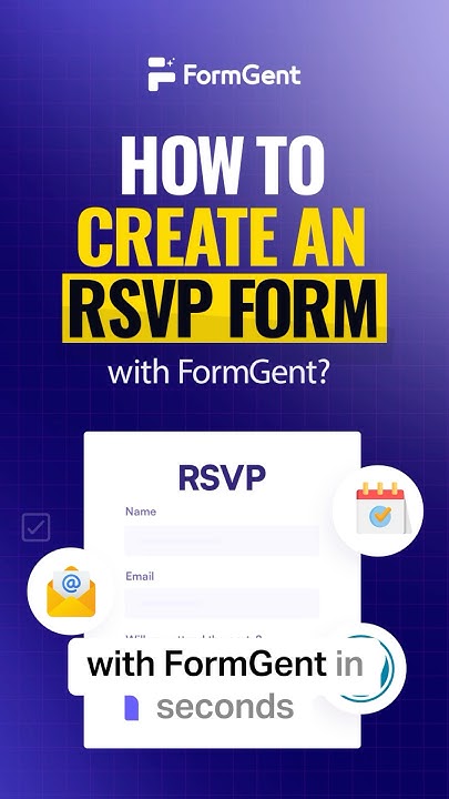 Create an AMAZING RSVP Form in WordPress with FormGent Today! - YouTube