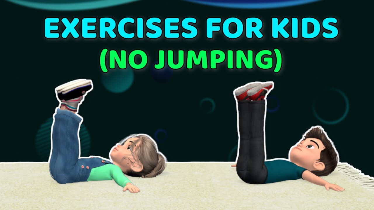 BEST NO JUMPING EXERCISES FOR KIDS - YouTube