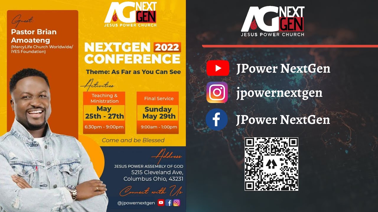 NextGen Conference Day 1 | Evening Service | Eric Eghan | 5.25.22 - YouTube