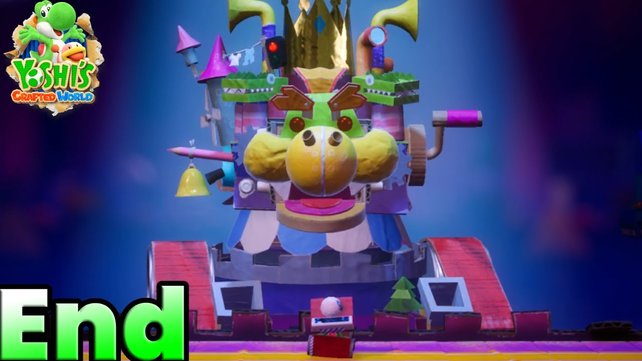 Robot boss !?!? - Yoshi's crafted world- Gameplay walkthrough part end ...