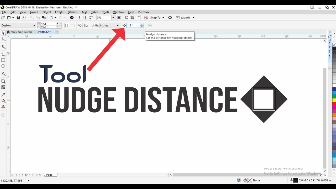 Nudge Distance In CorelDraw CorelDraw Nudge Setting YouTube nudge-distance-in-coreldraw-coreldraw-nudge-setting-youtube