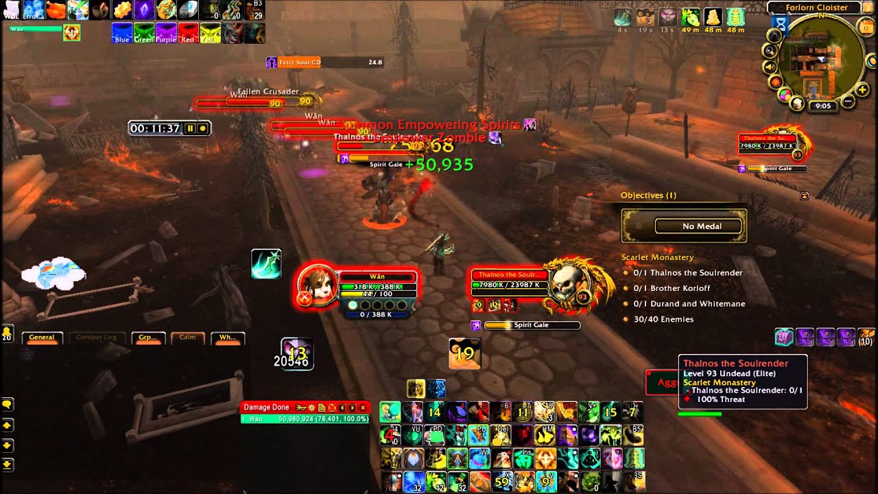 Solo : Challenge Mode Thalnos the Soulrender (!) - YouTube