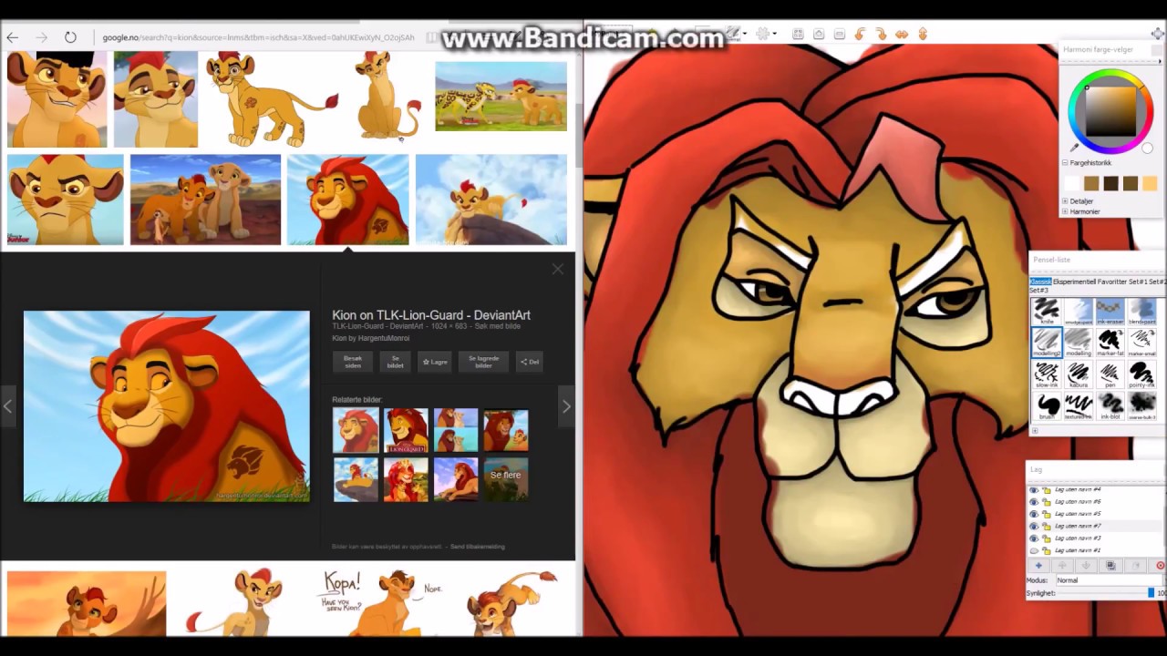 Lion King Kion speedpaint - YouTube