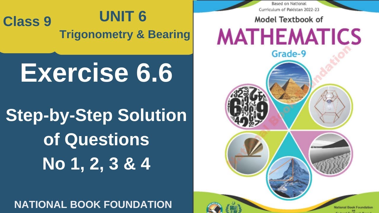 Solution of Chapter 6 Exercise 6.6 Question 1 to 4 Class 9 Maths FBISE ...