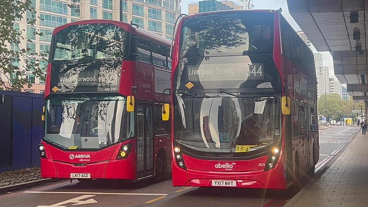 Abellio London: Route 344 (2571 YX17NVT) Alexander Dennis Enviro 400MMC ...