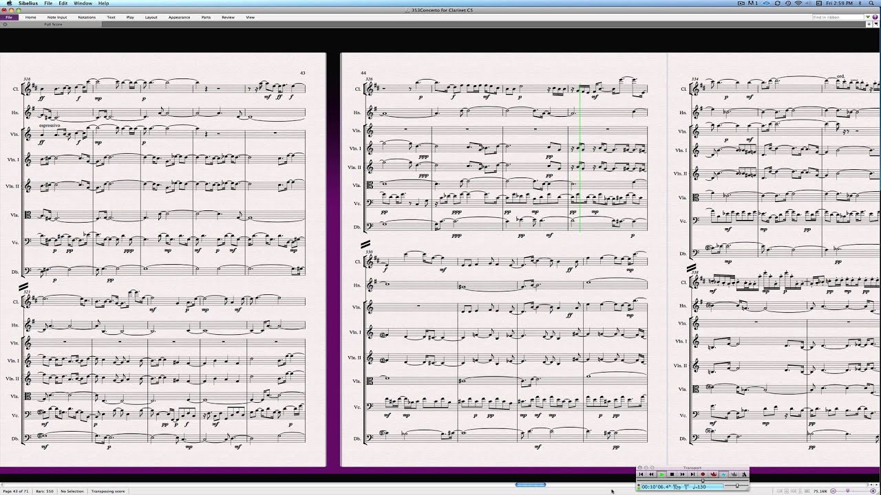 353 Concerto for Clarinet C5 (Contemporary Classical Music) - YouTube