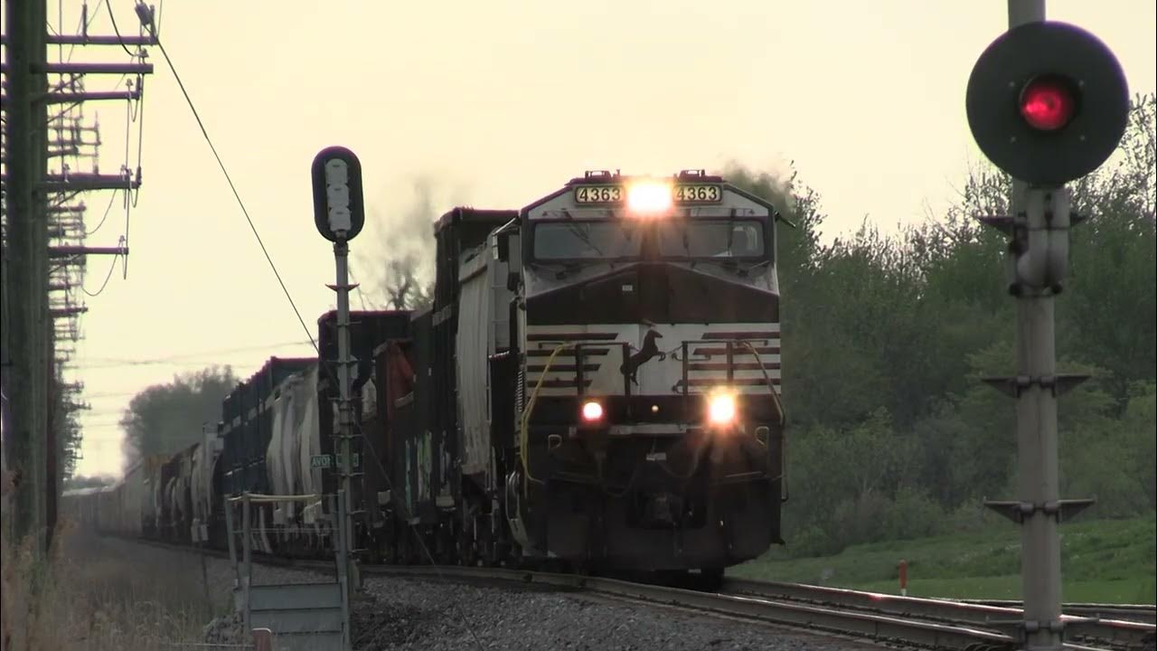 5/2/25: 316 east at Avon Lake with NS 4363 and NS 8179 - YouTube