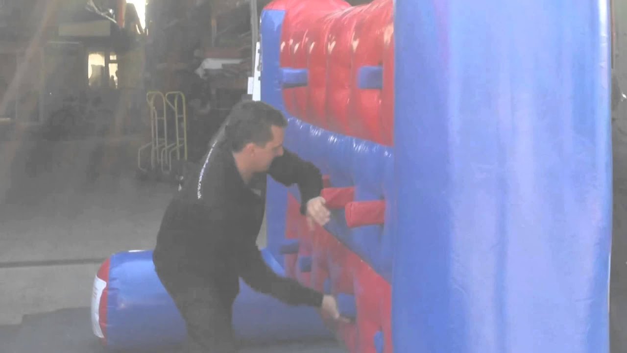 Inflatable BATAK wall, 2 Player Batak Wall - YouTube