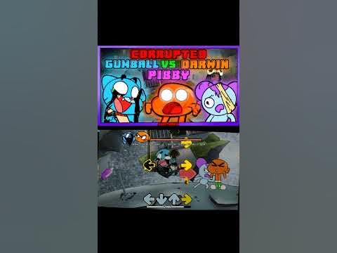 FNF CORRUPTED GUMBALL VS DARWIN AND PIBBY #short #shorts - YouTube