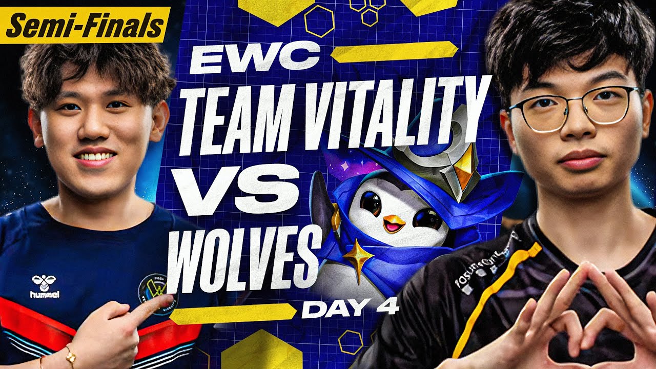 EWC 2024 Day 4 Costream SEMIFINALS | Team Vitality vs Wolves Esports ...