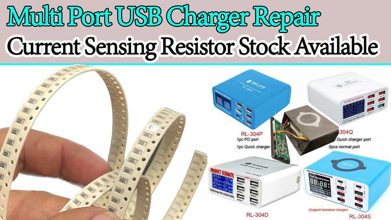 (हिंदी मैं) || Multi Port Product Schematic Repair || Current Sense Resistor Stock Available ...