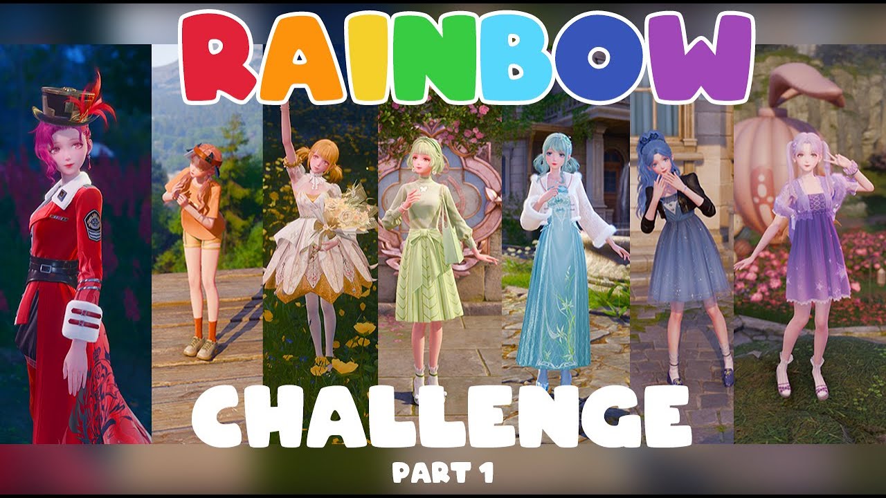 Infinity Nikki Rainbow Challenge (part 1) - YouTube