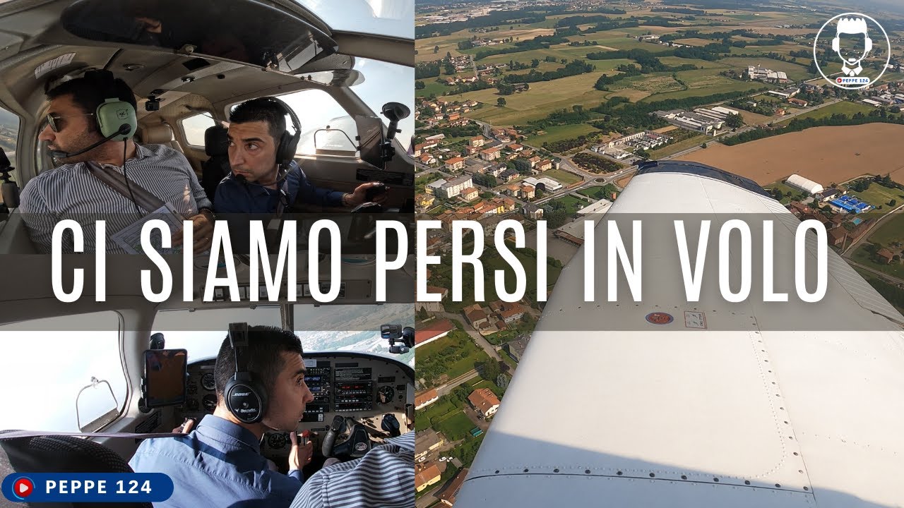 Ci siamo persi pilotando ? Volo PPL Bresso-Biella con Piper PA28 - YouTube
