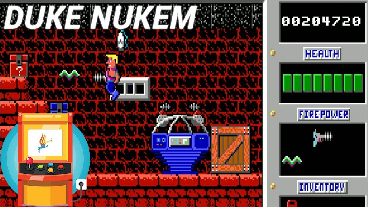 Game Play | Duke Nukem 1991 gameplay - YouTube