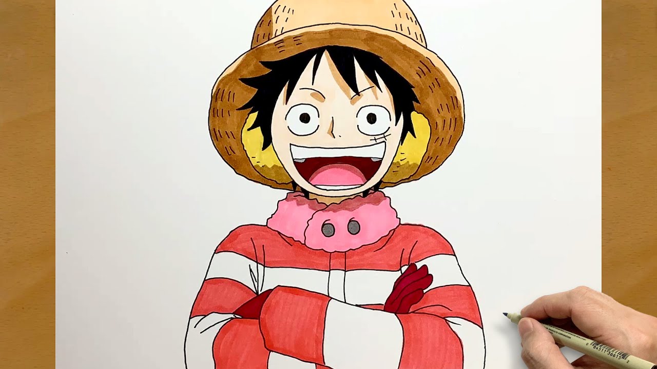 How to Draw Luffy from onepiece | step by step | Easy to draw | draw ...