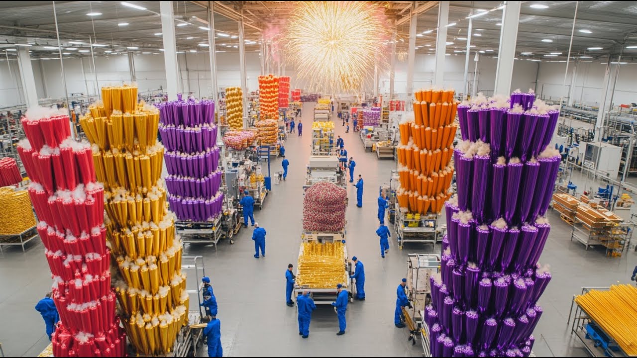How Fireworks are Made In Factory | Made in Motion - YouTube