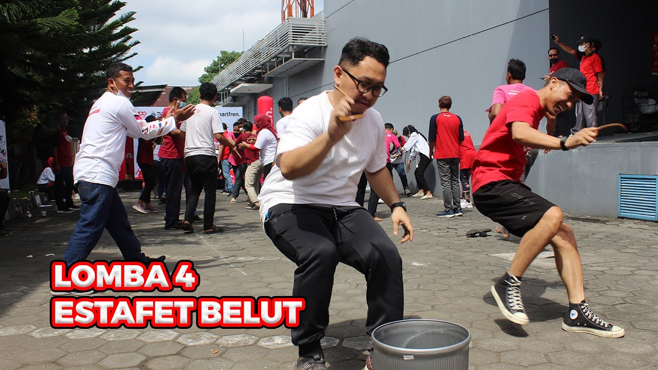 LOMBA 4 - ESTAFET BELUT - YouTube