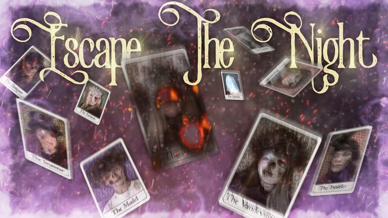 ESCAPE THE NIGHT Tarot Card Scene ft. My friends - YouTube