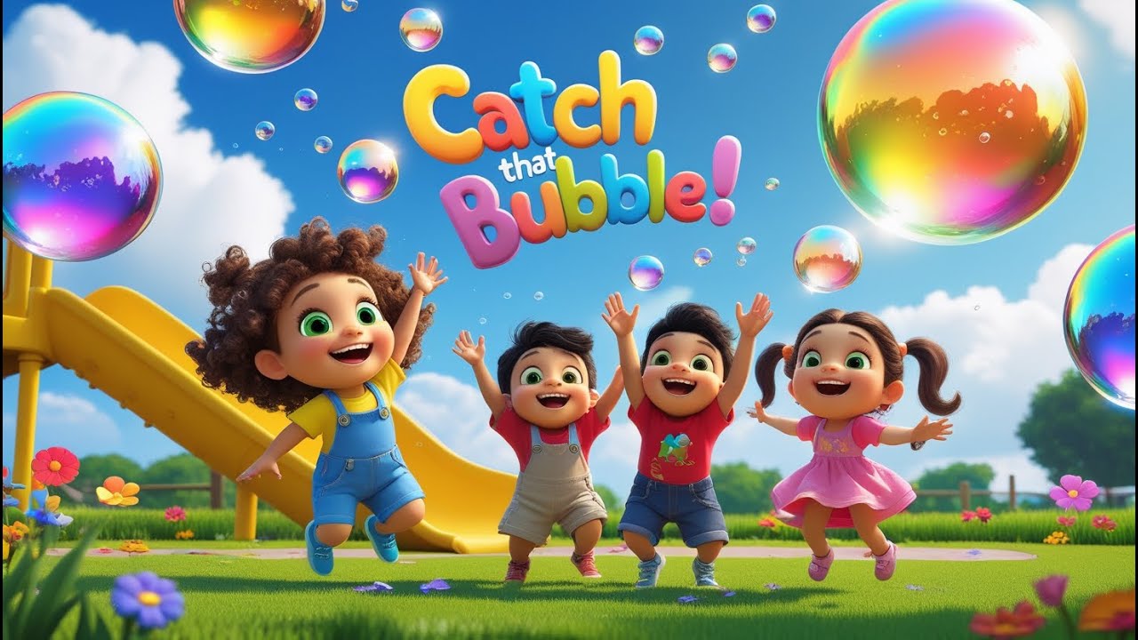 Bubbles song "Catch That Bubble !" Kids tv #youtubevideo#cartoon # ...