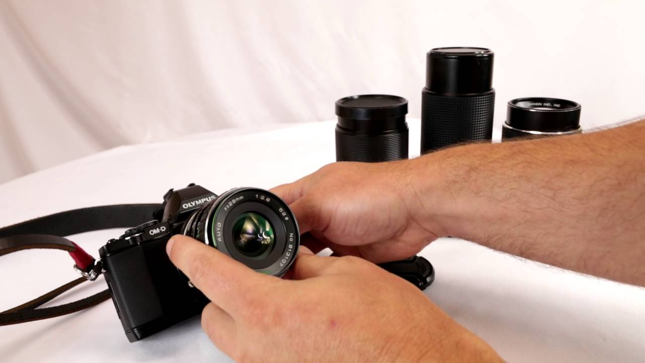 Cheap lens for m43 micro four thirds camera with adapter for Panasonic ...