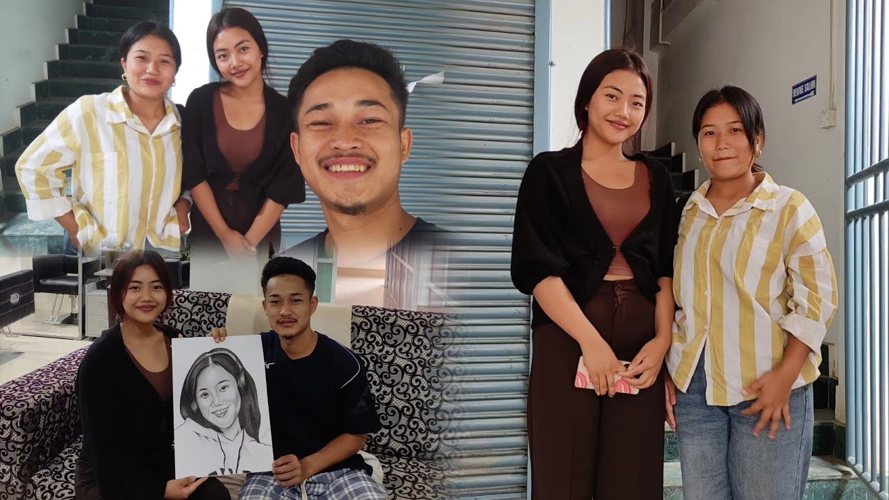 finally with actress Ruth Tungdim 🥰 and surprise with her portrait ...