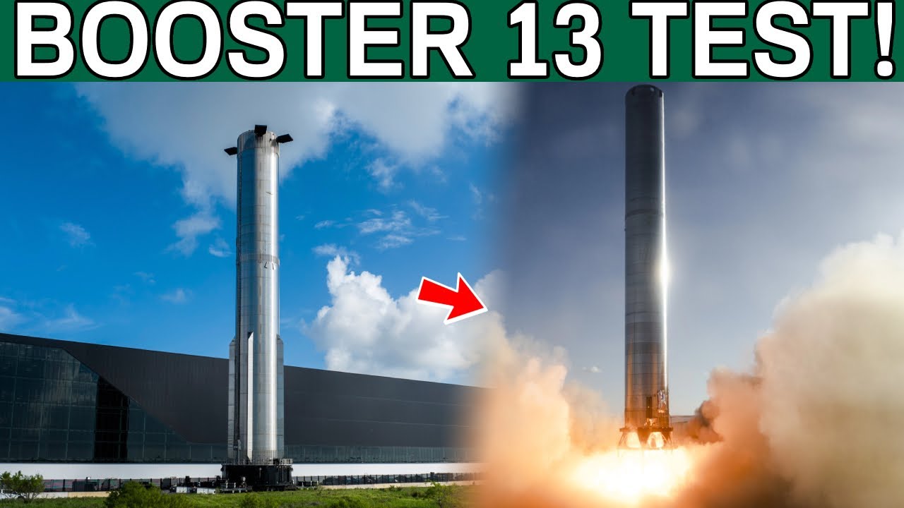 SpaceX Rolls Out Booster 13 For The Next Starship Launch! - YouTube
