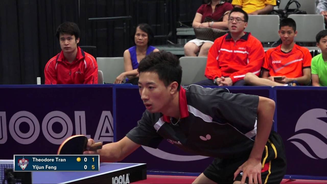 2016 US National Championships - Theodore Tran vs. Yijun Feng (Men's QF ...