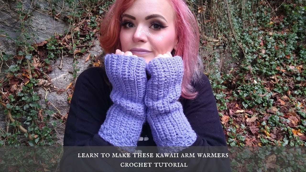 Beginner Crochet Tutorial - Arm Warmers - YouTube