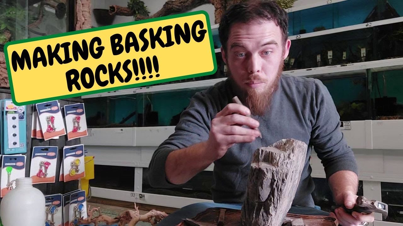 Slate Delivery Making Are Own Basking Rocks !!! (Snake Island Exotics ...