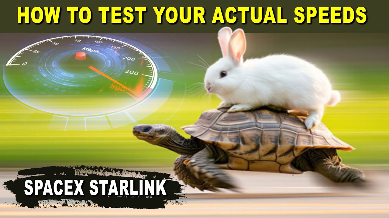 How To Properly Speed Test SpaceX Starlink - YouTube