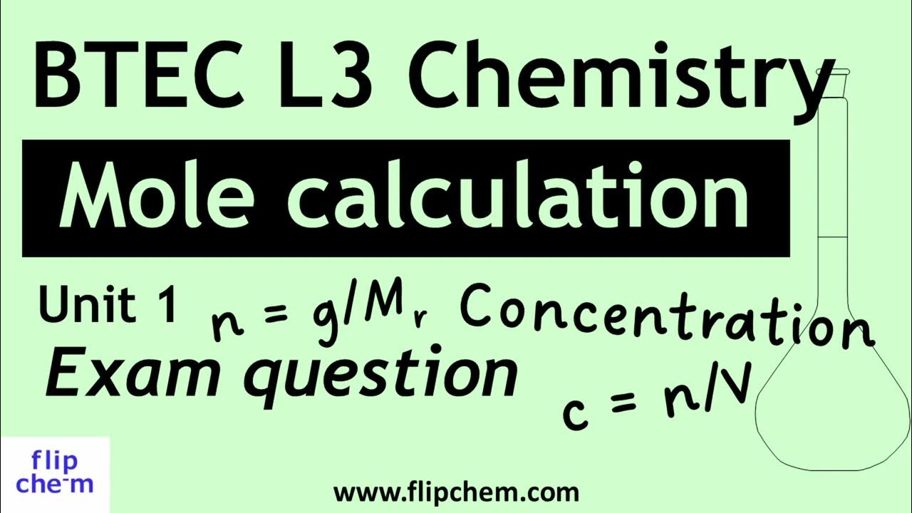 How to calculate concentration of a solution - YouTube
