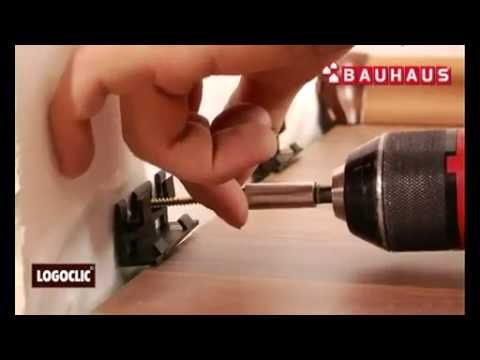 Anbringen von Sockelleisten - LOGOCLIC Laminat verlegen 7/7