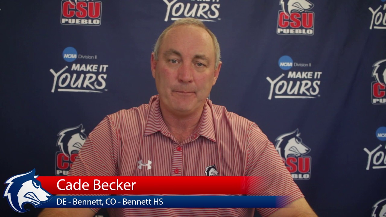 CSU Pueblo Football 2017 Recruits: Cade Becker - YouTube