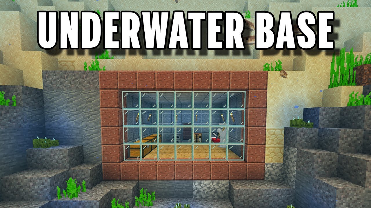 Building an Underwater Coastal Base in Minecraft | Underwater house ...