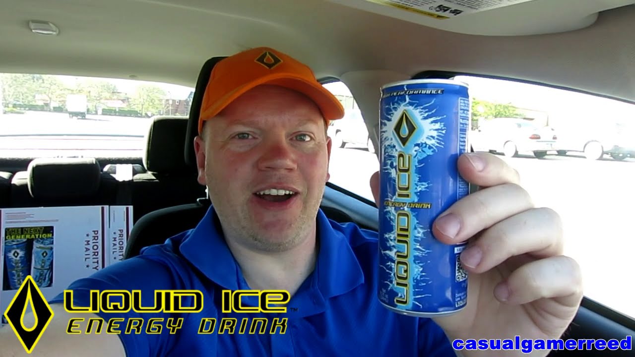 Reed Reviews Liquid Ice Blue Energy Drink - YouTube