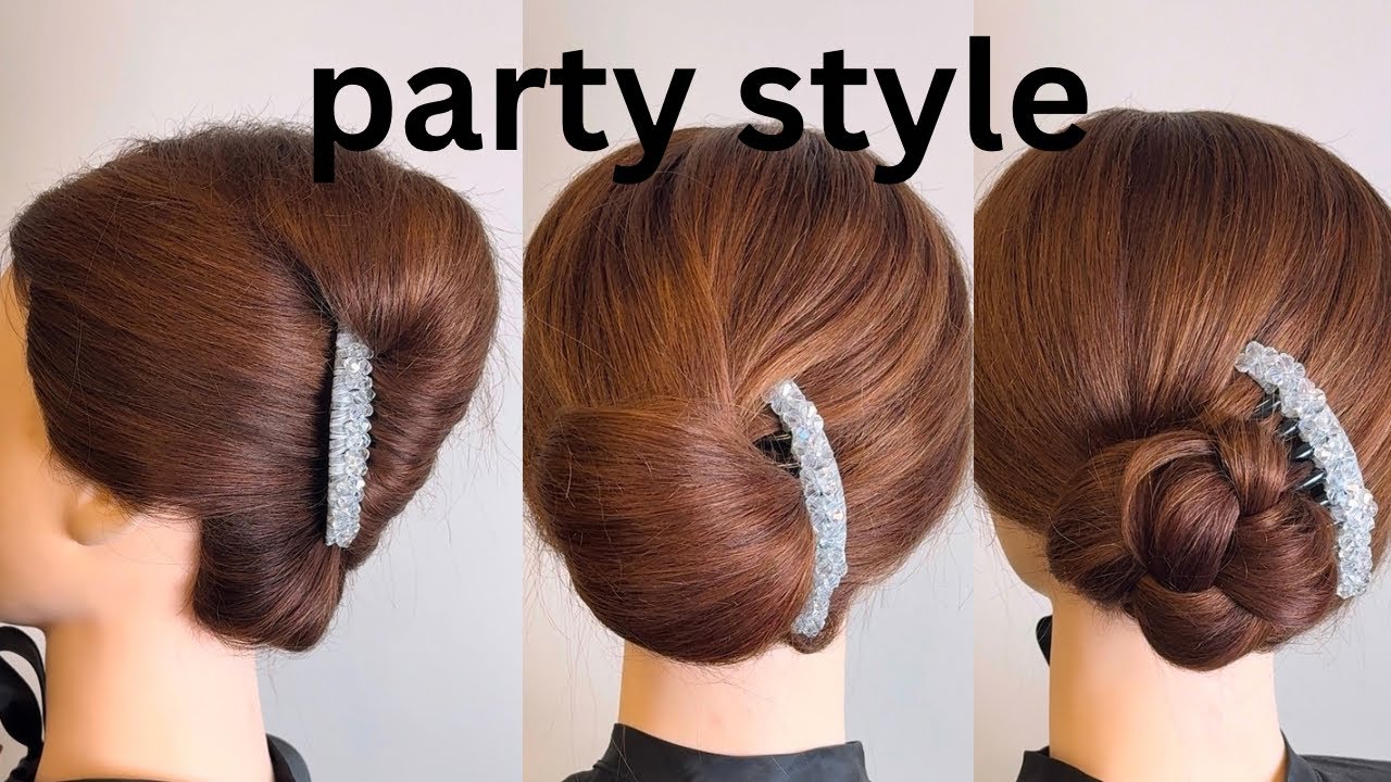 How to do 3 different style with comb clip, step by step, - YouTube