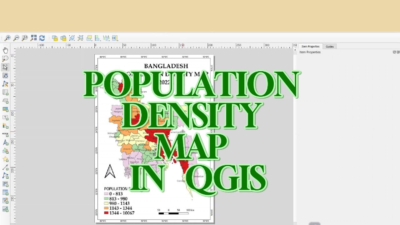 Population Density Map in QGIS - YouTube
