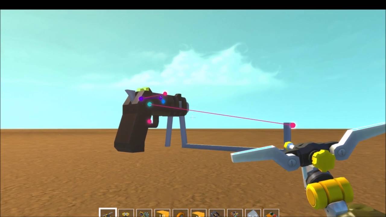 Scrap Mechanic Gun! - YouTube