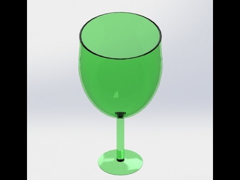 SolidWorks 2016 Tutorial | Drink's Glass €€€ - YouTube