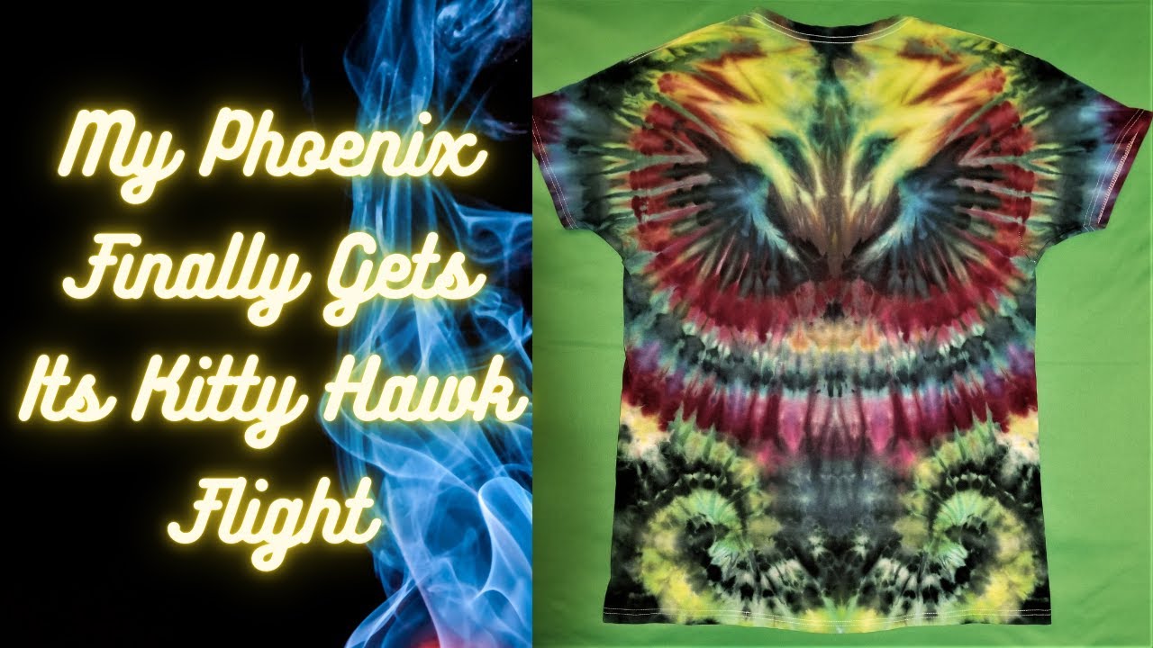 How to Tie Dye: My Phoenix is starting to fly! - YouTube