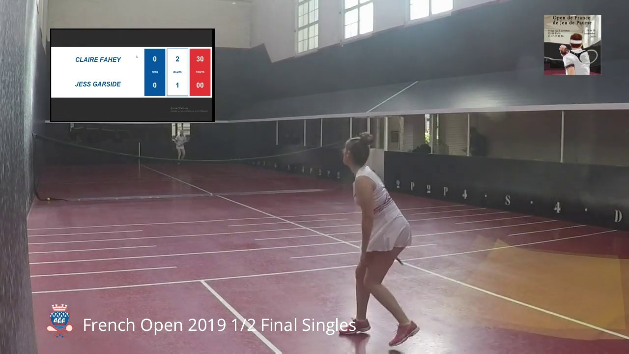 French Open 2019- Ladies - 1/2 finals (Jess Garside vs Claire Fahey ...