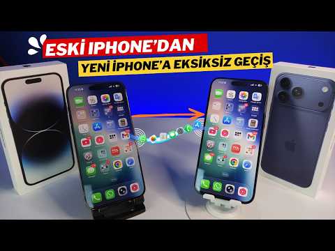 Eski iPhonedan Yeni iPhone’a Geçiş | iPhone Taşıma | iPhone’dan iPhone’a Transfer